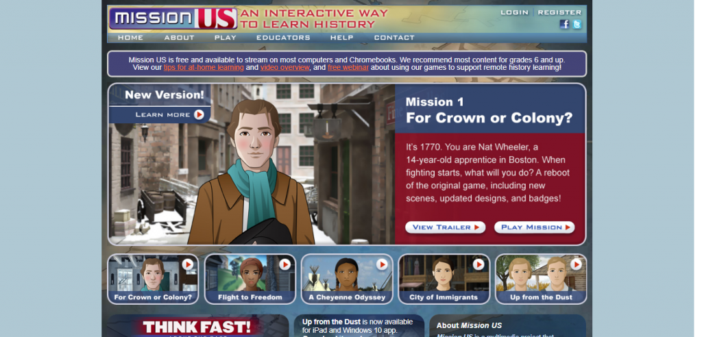 Mission US - All Digital School