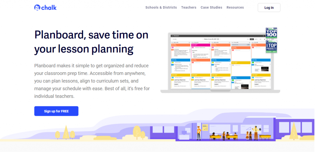 Chalk Planboard - All Digital School